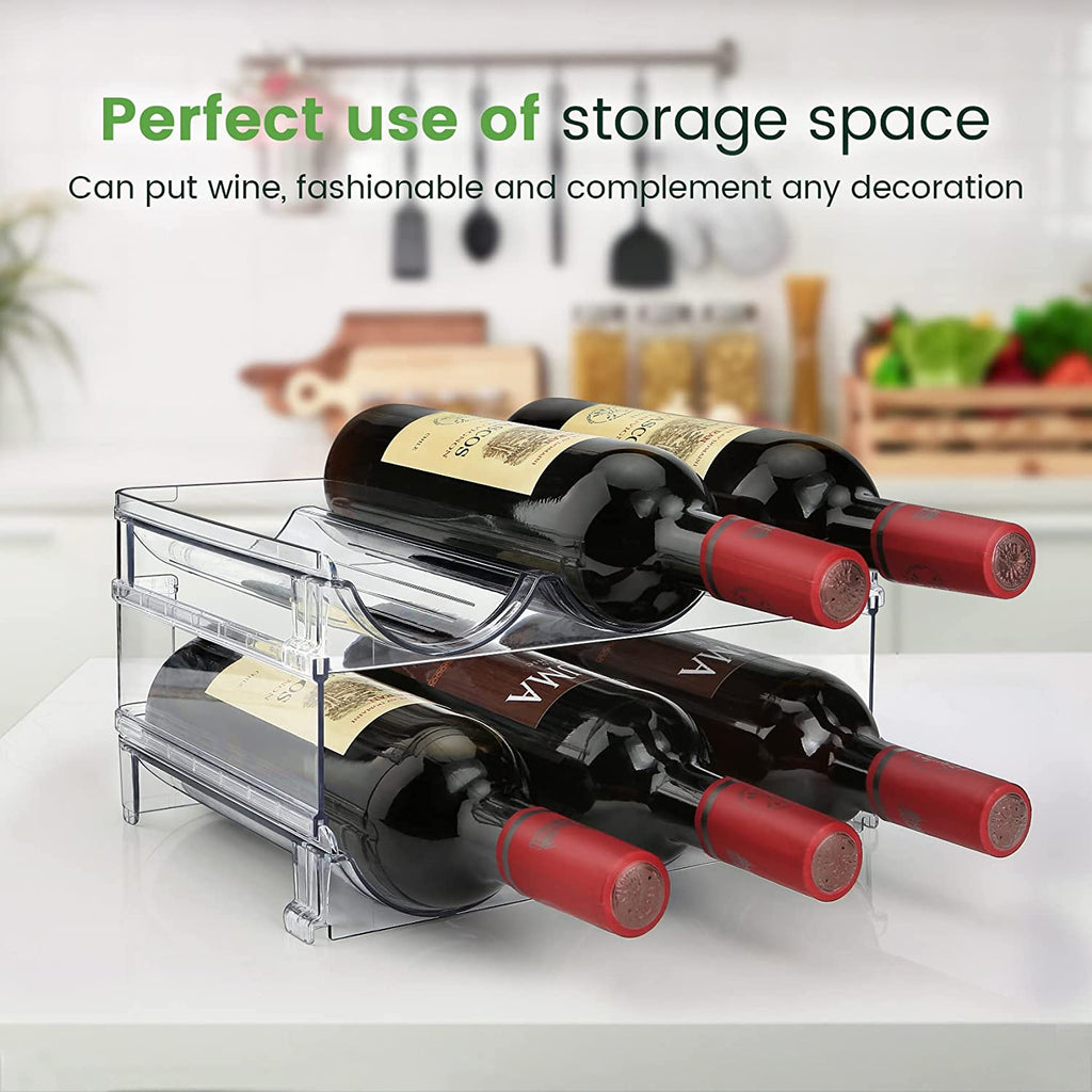 Water Bottle Organizer for Cabinet, Water Bottle Storage Organizer, 2 ...
